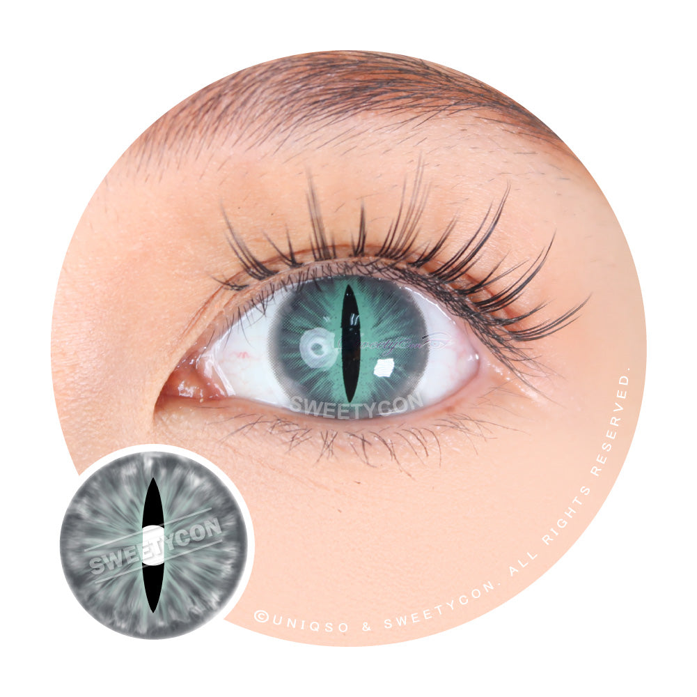 Sweety Crazy Gray Demon Eye / Cat Eye (New) (1 lens/pack) – UNIQSO CA