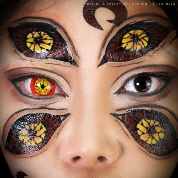 Mini Sclera Demon Eye Contacts: Perfect for Demon Slayer Kokushibo ...